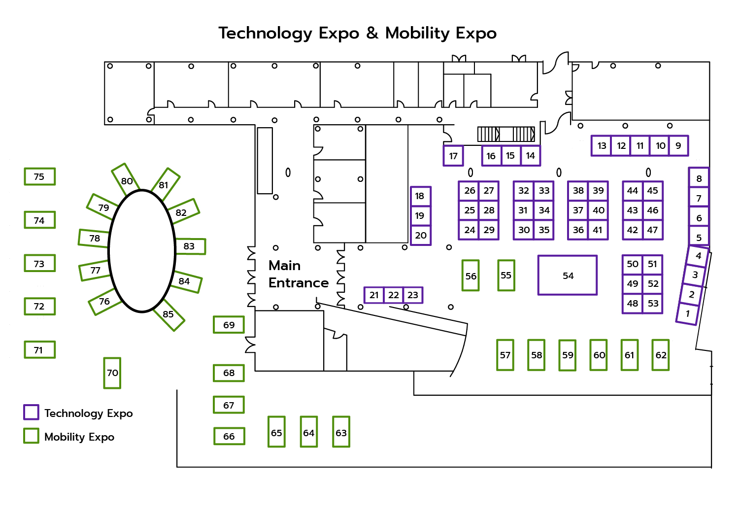 Fairground map | Technology Expo & B2B Meetings